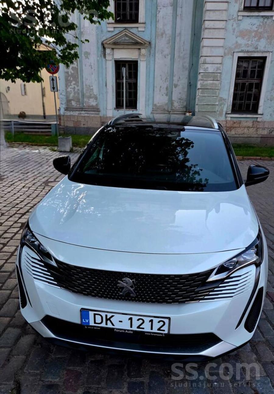 Balts Peugeot 5008 2021 Rīga, ar dzinēja tilpumu 1.50 L un nobraukumu 52 tūkst. km par 23350 €, foto 1 vietnē AUTOMOTO.COM.LV