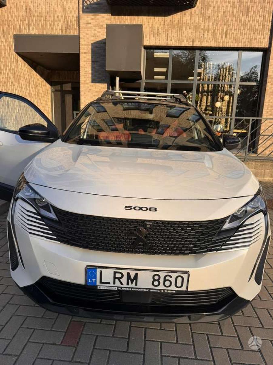 Balts Peugeot 5008 2021 Kauņa, ar dzinēja tilpumu 1.60 L un nobraukumu 163 tūkst. km par 23900 €, foto 18 vietnē AUTOMOTO.COM.LV