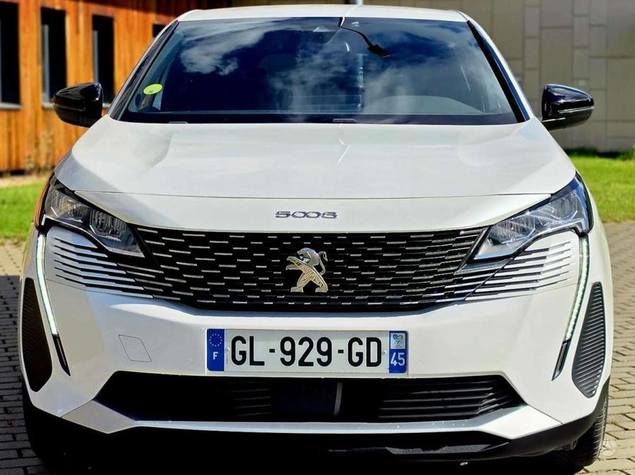 Balts Peugeot 5008 2022 Tauragė, ar dzinēja tilpumu 1.50 L un nobraukumu 110 tūkst. km par 15500 €, foto 3 vietnē AUTOMOTO.COM.LV