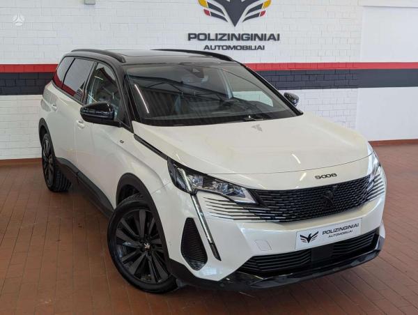 White Peugeot 5008 2023 in Kaunas, with an engine capacity of 1.97 L and mileage of 64 thousand km for 31200 €, photo 2 on AUTOMOTO.COM.LV