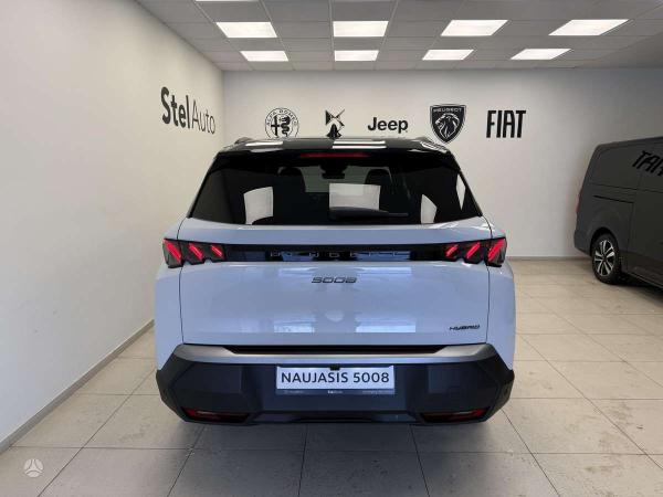 Balts Peugeot 5008 2026 Viļņa, ar dzinēja tilpumu 1.20 L un nobraukumu 2 tūkst. km par 37900 €, foto 6 vietnē AUTOMOTO.COM.LV