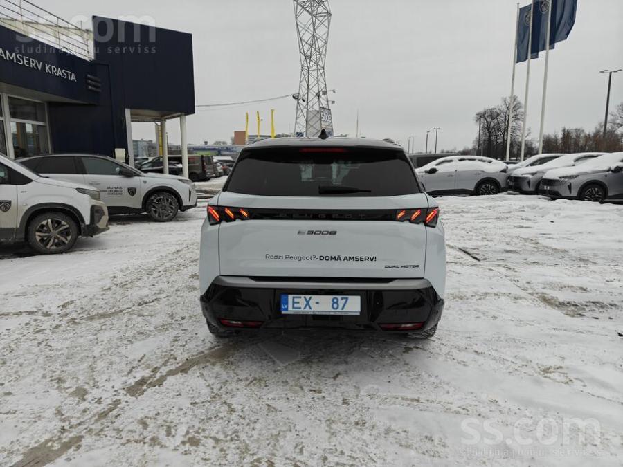 Balts Peugeot 5008 2026 Rīga, ar dzinēja tilpumu 0.00 L un nobraukumu 1 tūkst. km par 54400 €, foto 5 vietnē AUTOMOTO.COM.LV