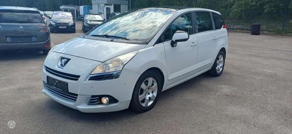 Balts Peugeot 5008 2010 Kauņa, ar dzinēja tilpumu 1.60 L un nobraukumu 247 tūkst. km par 3750 €, foto 4 vietnē AUTOMOTO.COM.LV
