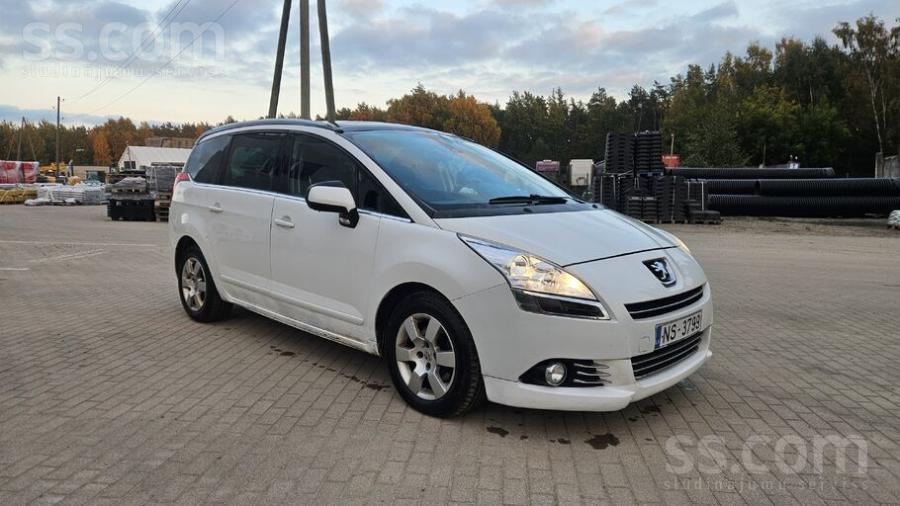 Белый Пежо 5008 2010 в Рига, объемом двигателя 2.00 л и пробегом 270 тыс. км за 2600 €, фото 3 на AUTOMOTO.COM.LV
