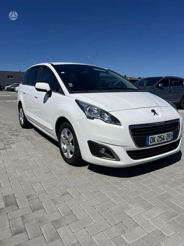 Balts Peugeot 5008 2014 Tauragė, ar dzinēja tilpumu 1.56 L un nobraukumu 250 tūkst. km par 4500 €, foto 5 vietnē AUTOMOTO.COM.LV