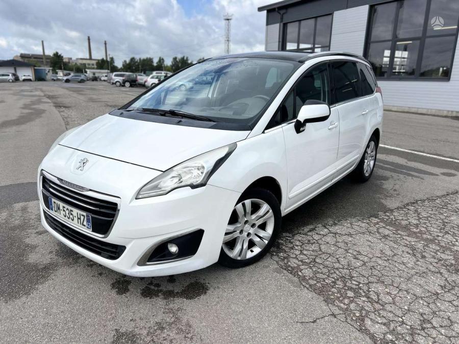 Balts Peugeot 5008 2014 Panevēža, ar dzinēja tilpumu 2.00 L un nobraukumu 324 tūkst. km par 4500 €, foto 1 vietnē AUTOMOTO.COM.LV