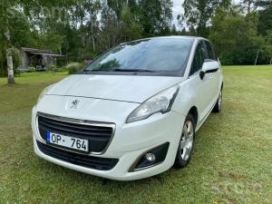 White Peugeot 5008 2014 in Riga, with an engine capacity of 1.60 L and mileage of 302 thousand km for 4500 €, photo  on AUTOMOTO.COM.LV