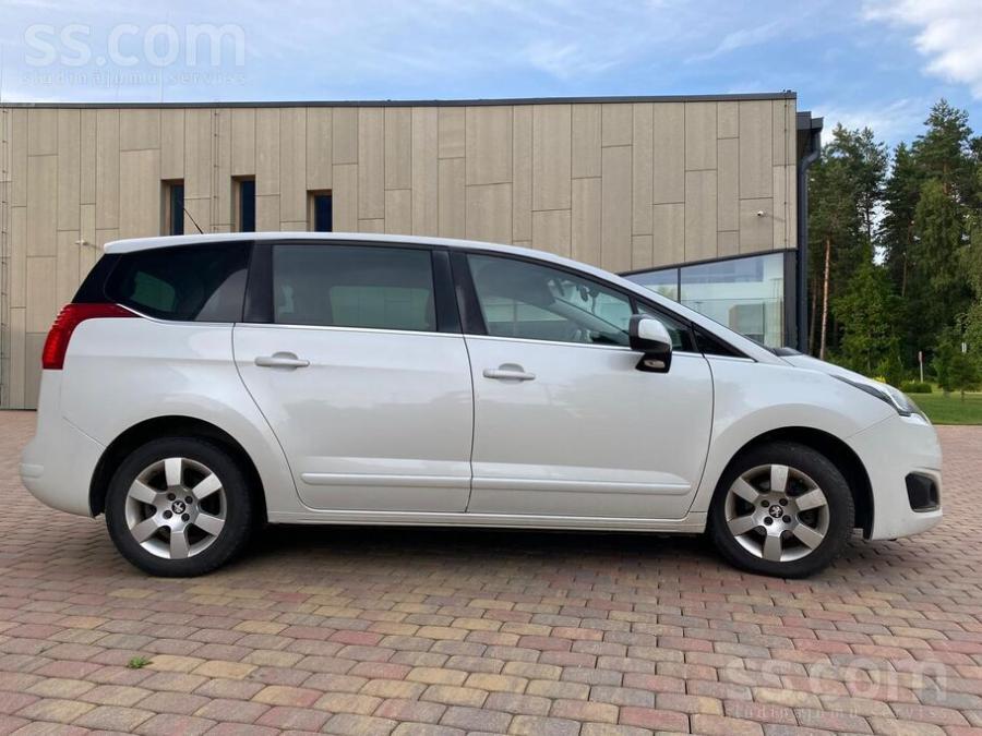 Balts Peugeot 5008 2014 Rīga, ar dzinēja tilpumu 1.60 L un nobraukumu 302 tūkst. km par 4300 €, foto 6 vietnē AUTOMOTO.COM.LV