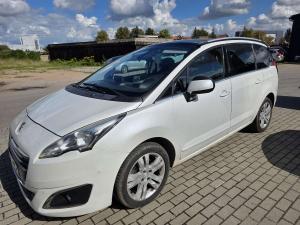White Peugeot 5008 2015 in Taurage, with an engine capacity of 1.56 L and mileage of 190 thousand km for 5800 €, photo 10 on AUTOMOTO.COM.LV