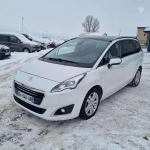 Balts Peugeot 5008 2016 Tauragė, ar dzinēja tilpumu 1.20 L un nobraukumu 114 tūkst. km par 4600 €, foto  vietnē AUTOMOTO.COM.LV