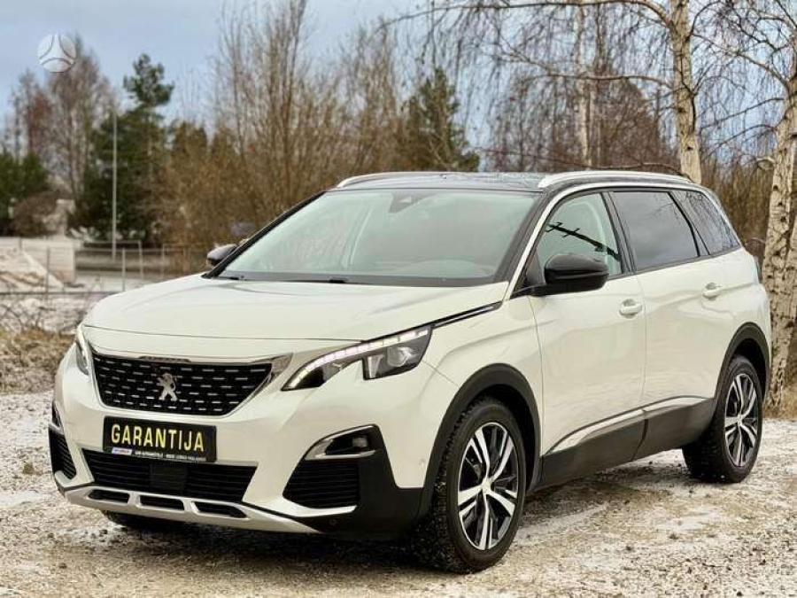 White Peugeot 5008 2017 in Siauliai, with an engine capacity of 1.20 L and mileage of 167 thousand km for 12950 €, photo 18 on AUTOMOTO.COM.LV