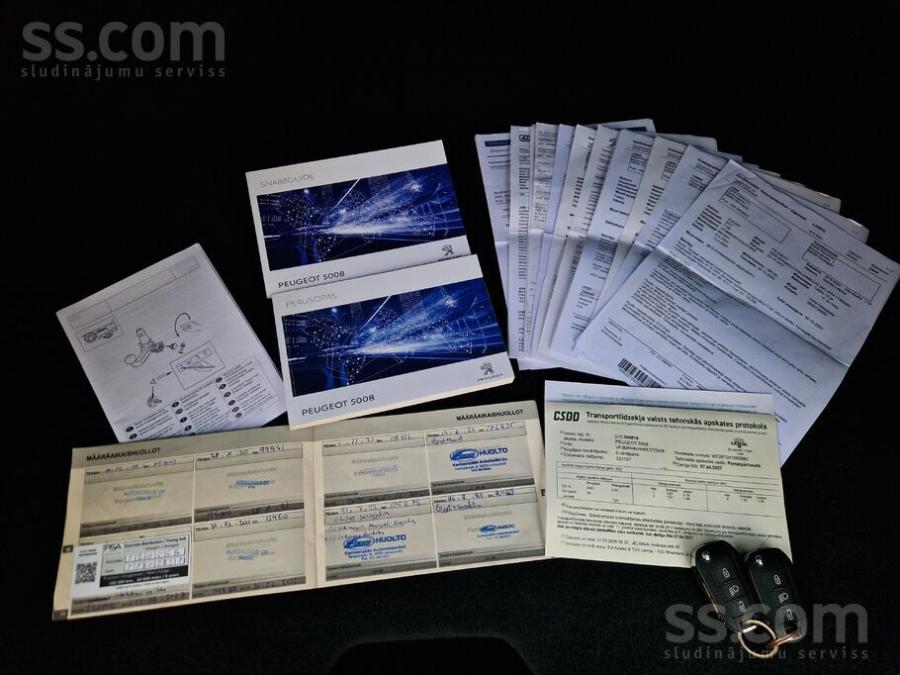 Белый Пежо 5008 2017 в Елгава, объемом двигателя 1.20 л и пробегом 0 тыс. км за 9750 €, фото 28 на AUTOMOTO.COM.LV