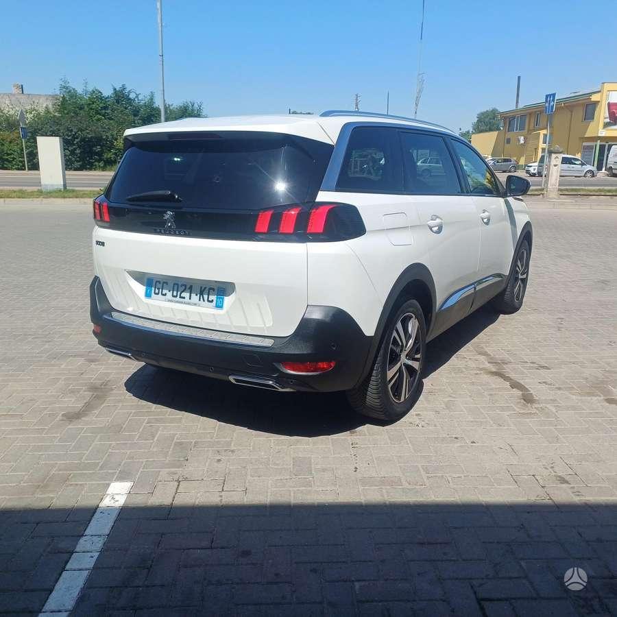 White Peugeot 5008 2018 in Taurage, with an engine capacity of 1.50 L and mileage of 178 thousand km for 11500 €, photo 6 on AUTOMOTO.COM.LV