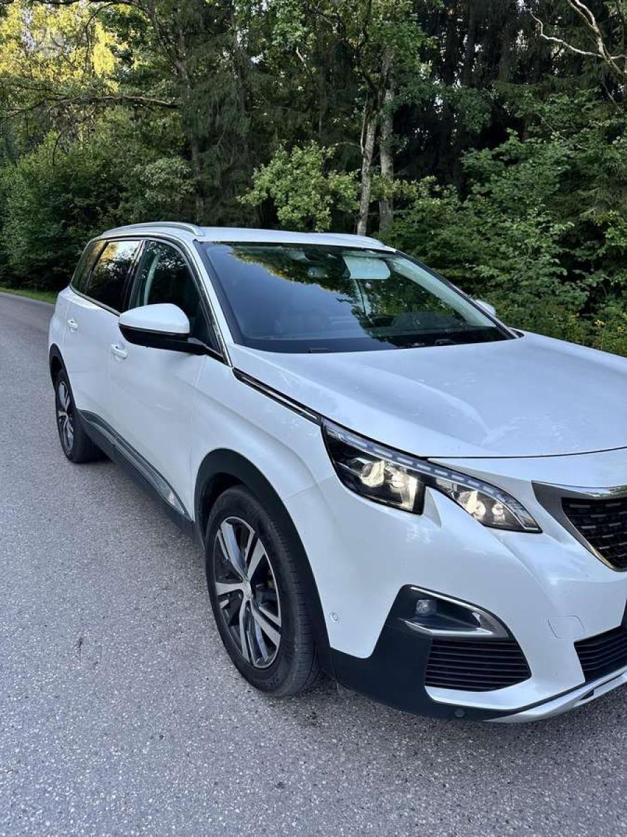 Balts Peugeot 5008 2018 Kauņa, ar dzinēja tilpumu 1.56 L un nobraukumu 200 tūkst. km par 9600 €, foto 3 vietnē AUTOMOTO.COM.LV