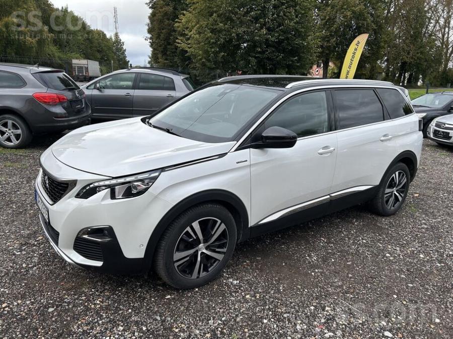 Balts Peugeot 5008 2019 Limbaži, ar dzinēja tilpumu 2.00 L un nobraukumu 151 tūkst. km par 17950 €, foto 1 vietnē AUTOMOTO.COM.LV