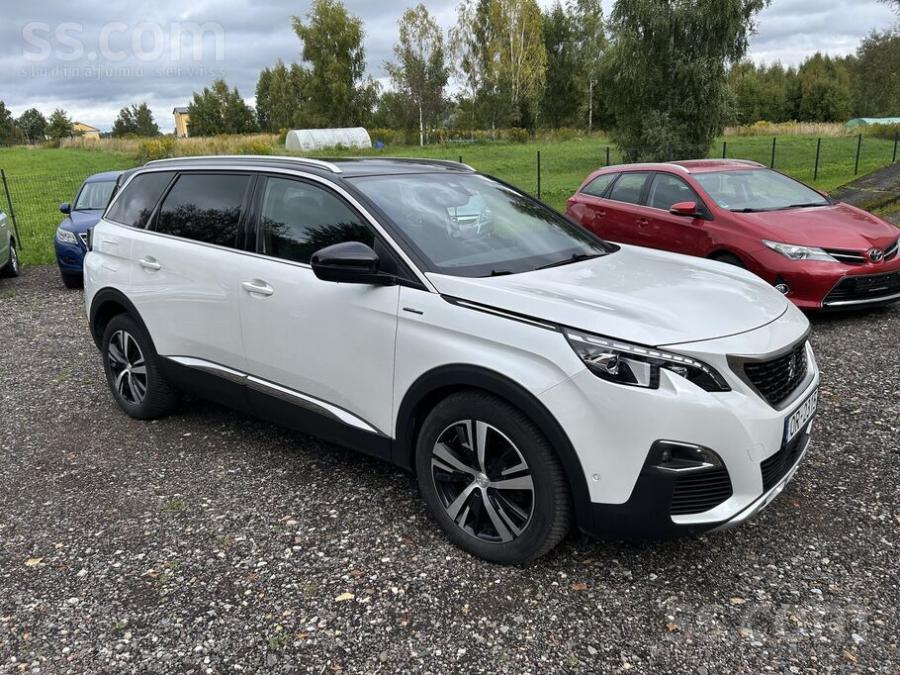 Balts Peugeot 5008 2019 Limbaži, ar dzinēja tilpumu 2.00 L un nobraukumu 151 tūkst. km par 17950 €, foto 4 vietnē AUTOMOTO.COM.LV