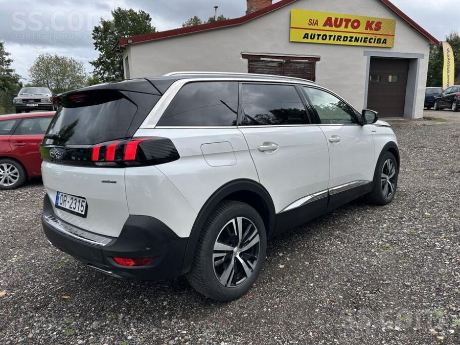 Balts Peugeot 5008 2019 Limbaži, ar dzinēja tilpumu 2.00 L un nobraukumu 151 tūkst. km par 17950 €, foto 5 vietnē AUTOMOTO.COM.LV