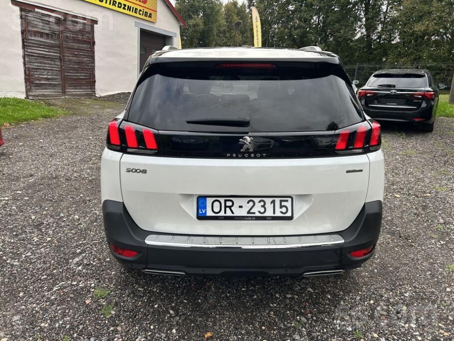 Balts Peugeot 5008 2019 Limbaži, ar dzinēja tilpumu 2.00 L un nobraukumu 151 tūkst. km par 17950 €, foto 6 vietnē AUTOMOTO.COM.LV