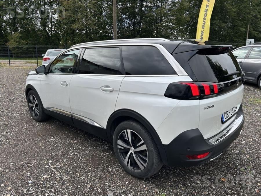 Balts Peugeot 5008 2019 Limbaži, ar dzinēja tilpumu 2.00 L un nobraukumu 151 tūkst. km par 17950 €, foto 7 vietnē AUTOMOTO.COM.LV