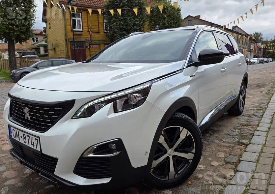 White Peugeot 5008 2019 in Jelgava, with an engine capacity of 1.50 L and mileage of 233 thousand km for 13250 €, photo 8 on AUTOMOTO.COM.LV