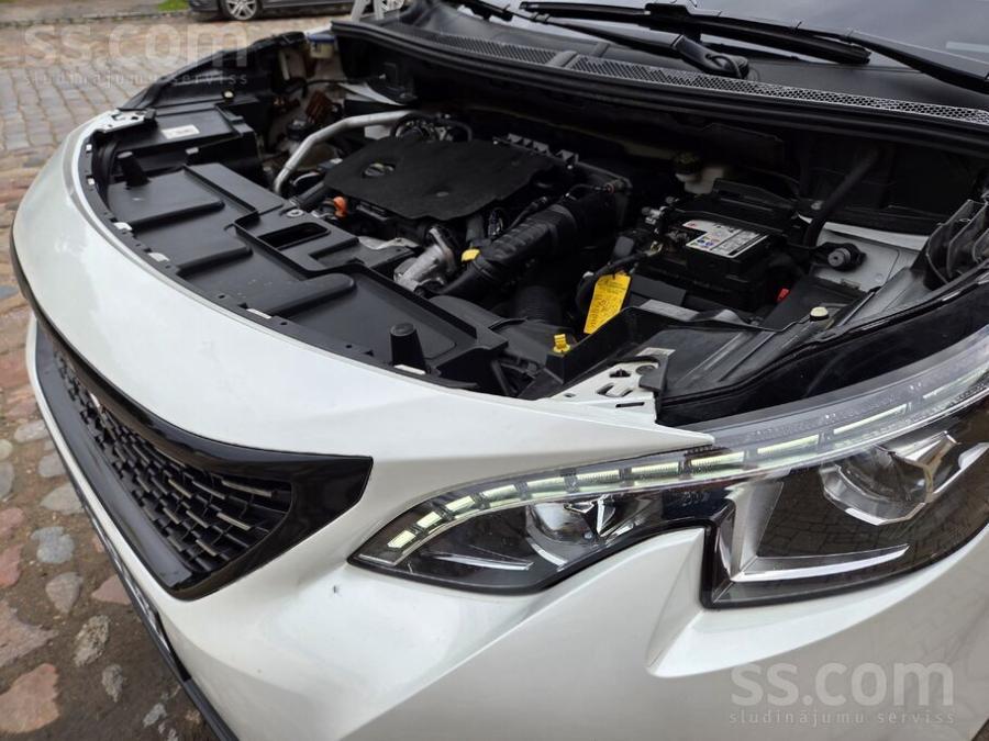 White Peugeot 5008 2019 in Jelgava, with an engine capacity of 1.50 L and mileage of 233 thousand km for 13250 €, photo 36 on AUTOMOTO.COM.LV