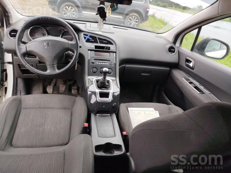 Белый Пежо 5008 2014 в Екабпилс, объемом двигателя 1.60 л и пробегом 317 тыс. км за 4450 €, фото 13 на AUTOMOTO.COM.LV