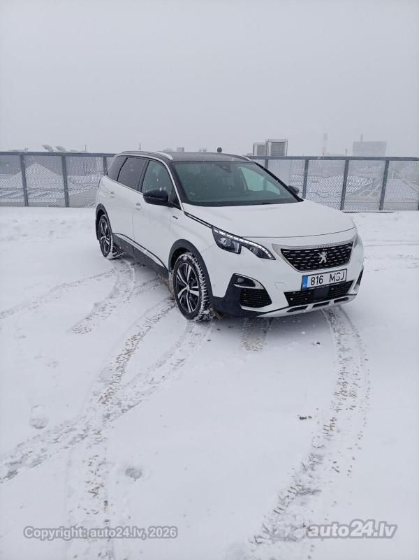 White Peugeot 5008 2018 in Tallinn, with an engine capacity of 1.60 L and mileage of 185 thousand km for 17500 €, photo 2 on AUTOMOTO.COM.LV