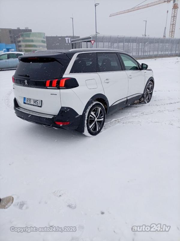 White Peugeot 5008 2018 in Tallinn, with an engine capacity of 1.60 L and mileage of 185 thousand km for 17500 €, photo 5 on AUTOMOTO.COM.LV