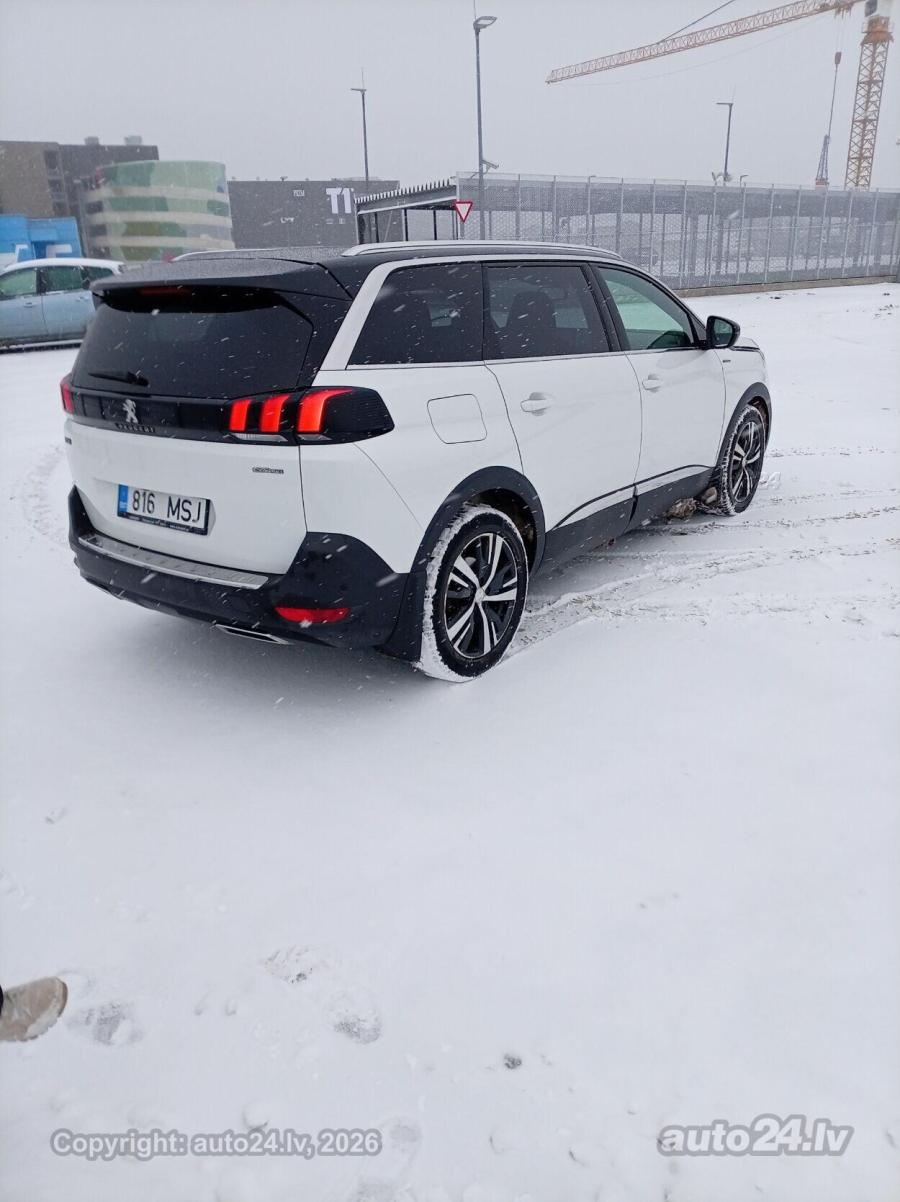 Balts Peugeot 5008 2018 Tallina, ar dzinēja tilpumu 1.60 L un nobraukumu 185 tūkst. km par 17500 €, foto 5 vietnē AUTOMOTO.COM.LV
