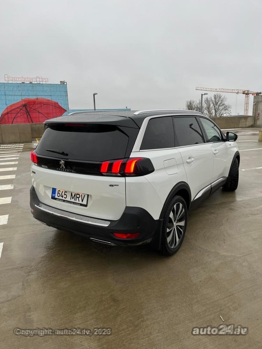 White Peugeot 5008 2018 in Tallinn, with an engine capacity of 2.00 L and mileage of 167 thousand km for 18000 €, photo 4 on AUTOMOTO.COM.LV