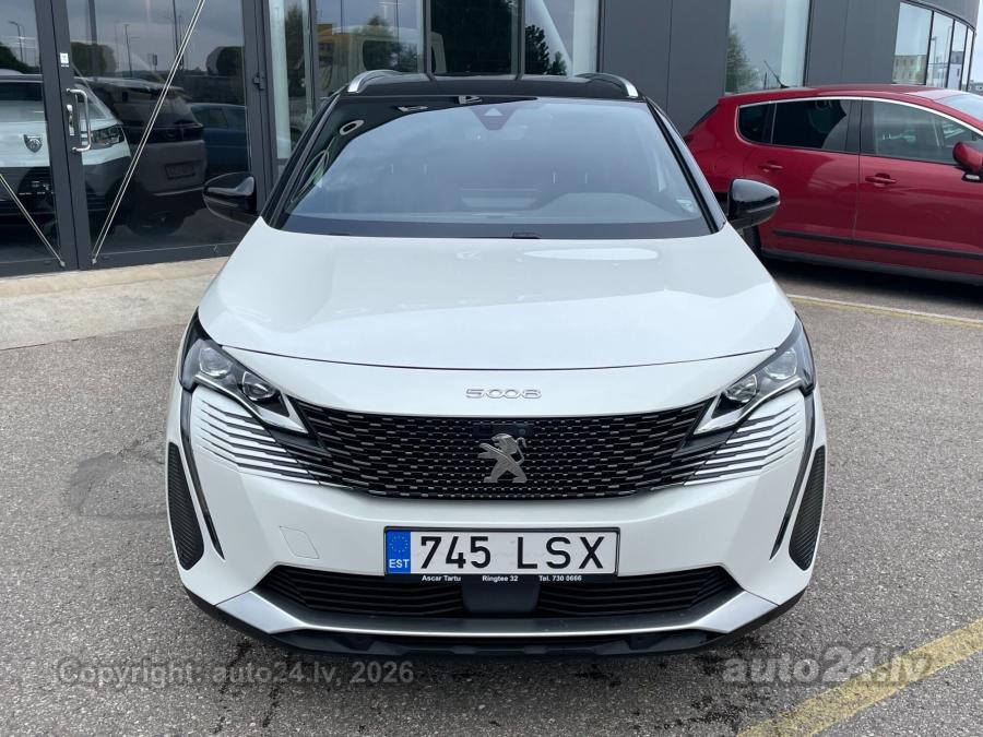 White Peugeot 5008 2022 in Tartu, with an engine capacity of 1.50 L and mileage of 75 thousand km for 25990 €, photo 3 on AUTOMOTO.COM.LV