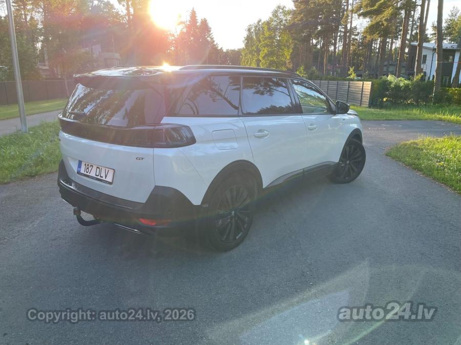 White Peugeot 5008 2023 in Tallinn, with an engine capacity of 1.50 L and mileage of 74 thousand km for 27490 €, photo 3 on AUTOMOTO.COM.LV