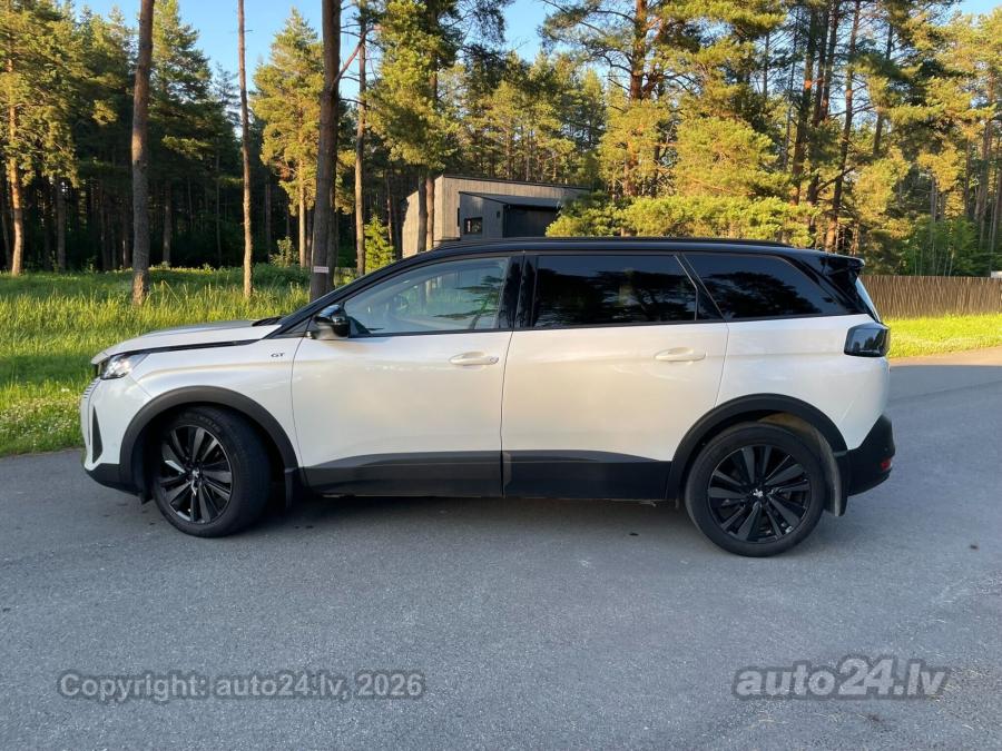White Peugeot 5008 2023 in Tallinn, with an engine capacity of 1.50 L and mileage of 74 thousand km for 27490 €, photo 24 on AUTOMOTO.COM.LV