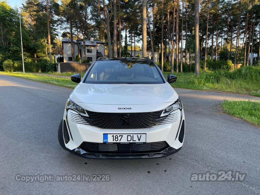 White Peugeot 5008 2023 in Tallinn, with an engine capacity of 1.50 L and mileage of 74 thousand km for 27490 €, photo 25 on AUTOMOTO.COM.LV