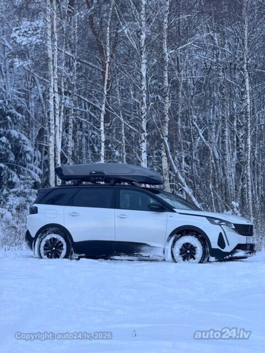 White Peugeot 5008 2024 in Tallinn, with an engine capacity of 1.50 L and mileage of 33 thousand km for 34000 €, photo 5 on AUTOMOTO.COM.LV