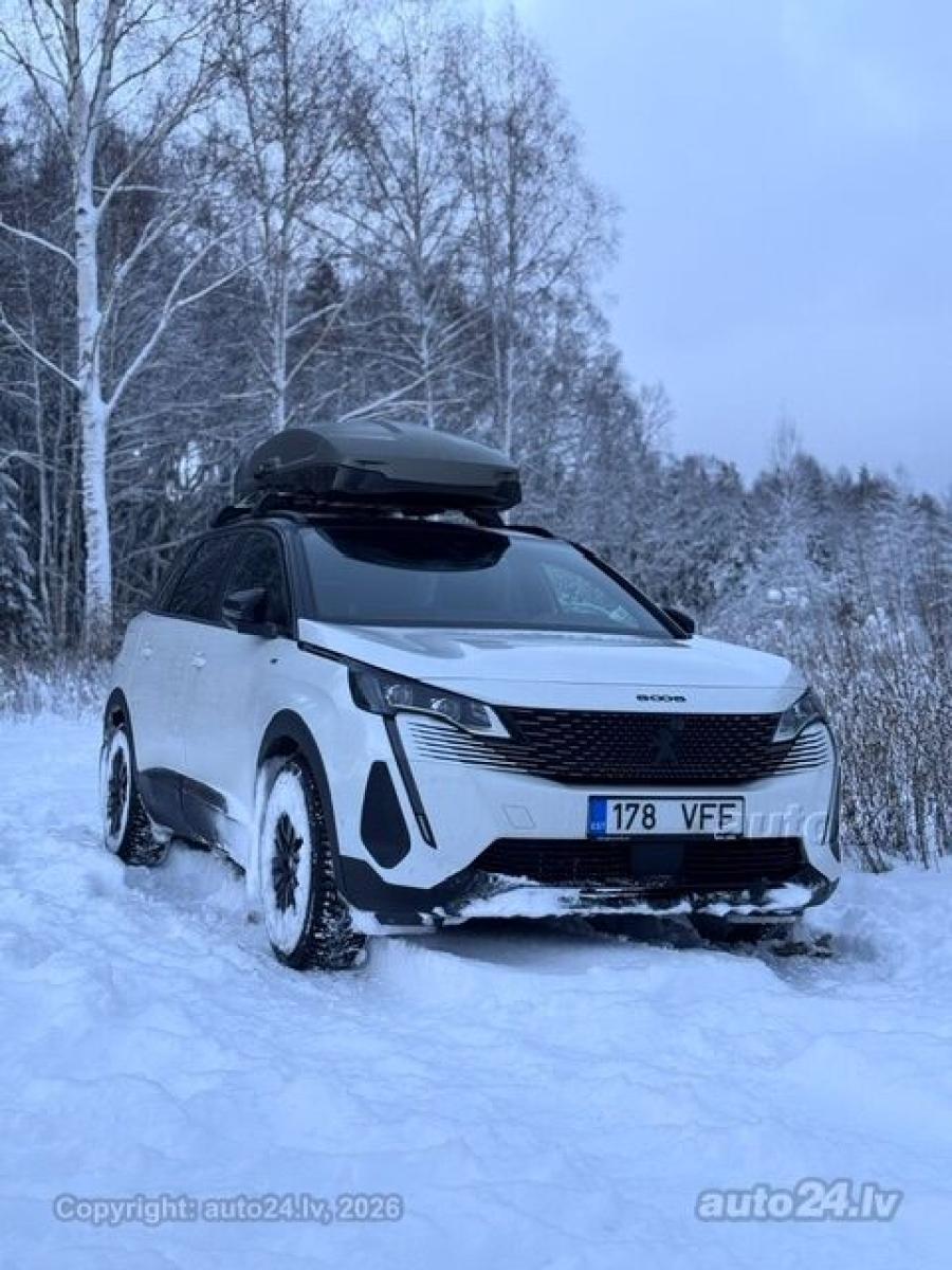 White Peugeot 5008 2024 in Tallinn, with an engine capacity of 1.50 L and mileage of 33 thousand km for 34000 €, photo 6 on AUTOMOTO.COM.LV