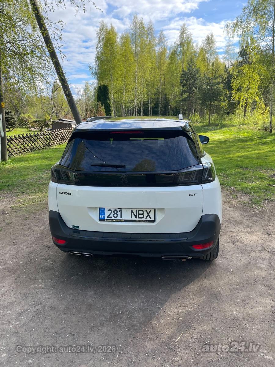 White Peugeot 5008 2024 in Tallinn, with an engine capacity of 1.50 L and mileage of 73 thousand km for 30990 €, photo 7 on AUTOMOTO.COM.LV