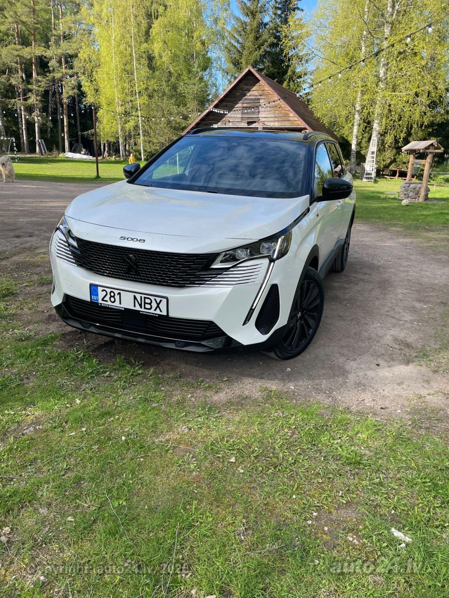 White Peugeot 5008 2024 in Tallinn, with an engine capacity of 1.50 L and mileage of 73 thousand km for 30990 €, photo 9 on AUTOMOTO.COM.LV