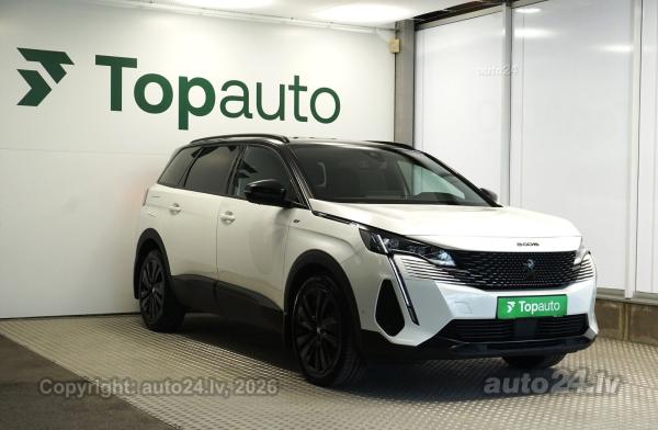 Белый Пежо 5008 2024 в Таллин, объемом двигателя 1.50 л и пробегом 76 тыс. км за 26990 €, фото 1 на AUTOMOTO.COM.LV