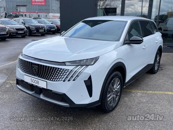 Balts Peugeot 5008 2026 Tartu, ar dzinēja tilpumu 1.20 L un nobraukumu 5 tūkst. km par 32900 €, foto 1 vietnē AUTOMOTO.COM.LV