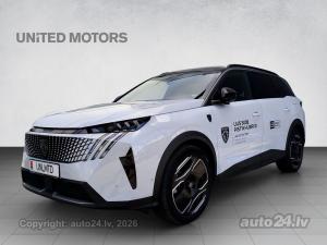 Balts Peugeot 5008 2026 Tallina, ar dzinēja tilpumu 1.60 L un nobraukumu 5 tūkst. km par 45990 €, foto  vietnē AUTOMOTO.COM.LV