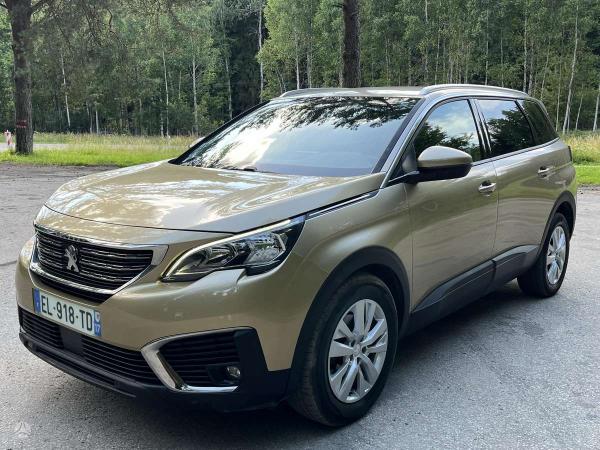 Dzeltens Peugeot 5008 2017 Tauragė, ar dzinēja tilpumu 1.20 L un nobraukumu 158 tūkst. km par 7650 €, foto 1 vietnē AUTOMOTO.COM.LV