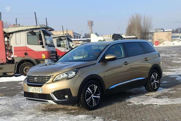Dzeltens Peugeot 5008 2018 Tauragė, ar dzinēja tilpumu 1.20 L un nobraukumu 120 tūkst. km par 10200 €, foto 2 vietnē AUTOMOTO.COM.LV