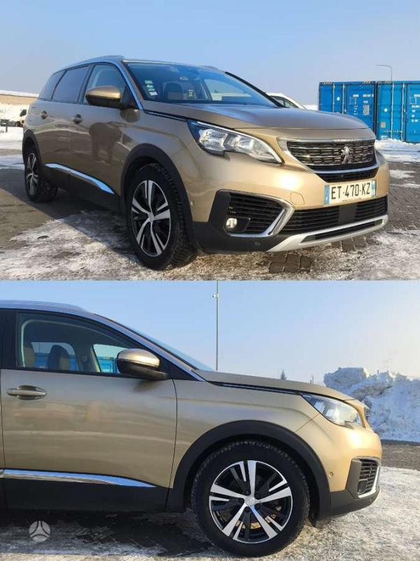 Dzeltens Peugeot 5008 2018 Tauragė, ar dzinēja tilpumu 1.20 L un nobraukumu 120 tūkst. km par 10200 €, foto 5 vietnē AUTOMOTO.COM.LV