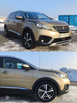 Yellow Peugeot 5008 2018 in Taurage, with an engine capacity of 1.20 L and mileage of 120 thousand km for 10200 €, photo 5 on AUTOMOTO.COM.LV