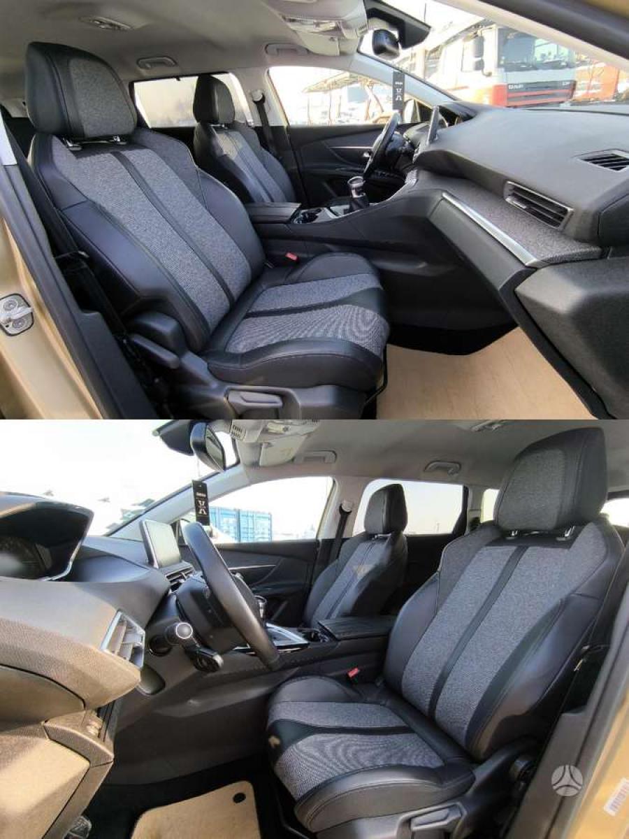 Yellow Peugeot 5008 2018 in Taurage, with an engine capacity of 1.20 L and mileage of 120 thousand km for 10200 €, photo 15 on AUTOMOTO.COM.LV