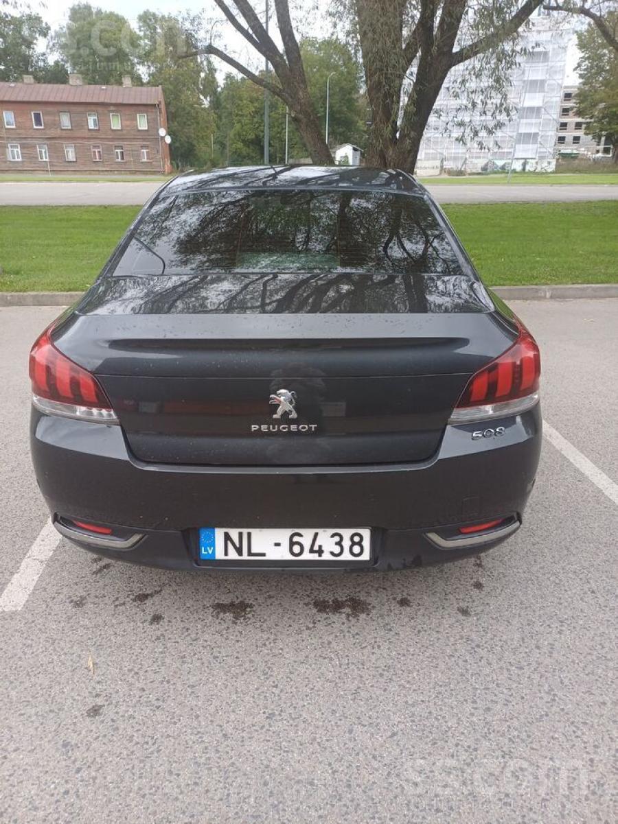 Black Peugeot 508 2015 in Riga, with an engine capacity of 2.00 L and mileage of 255 thousand km for 6000 €, photo 3 on AUTOMOTO.COM.LV