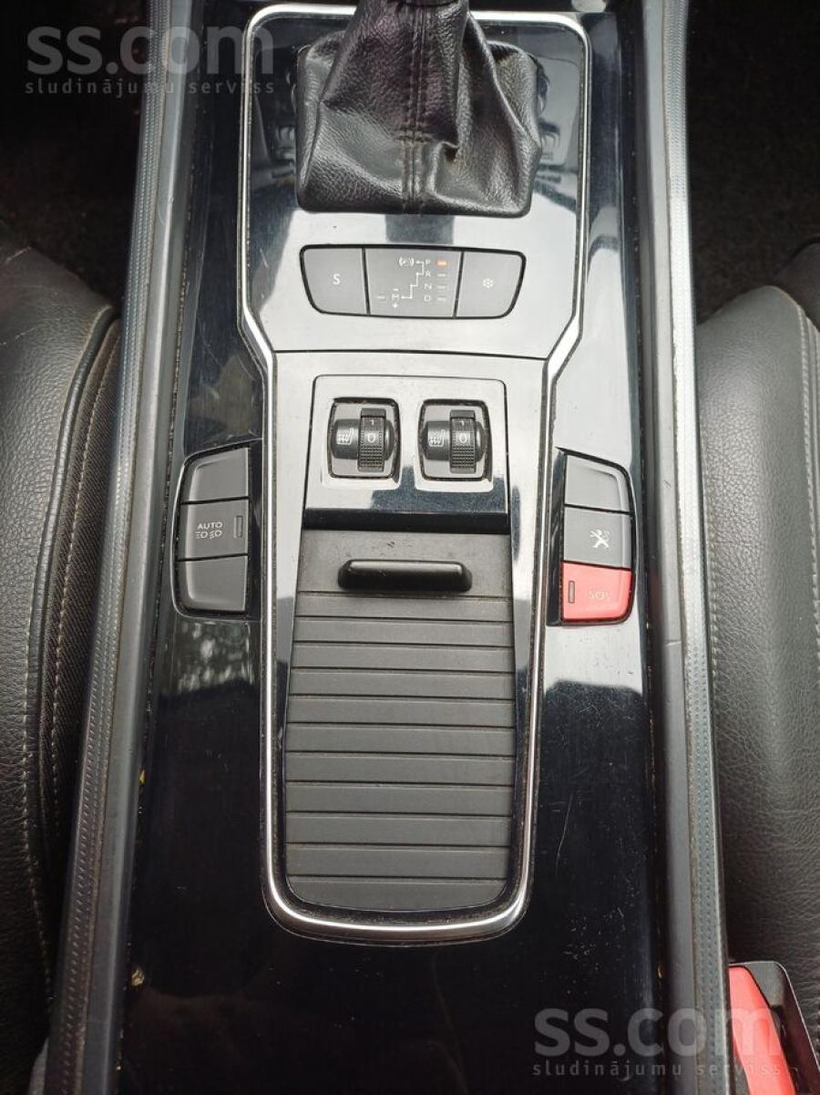 Black Peugeot 508 2015 in Riga, with an engine capacity of 2.00 L and mileage of 255 thousand km for 6000 €, photo 14 on AUTOMOTO.COM.LV