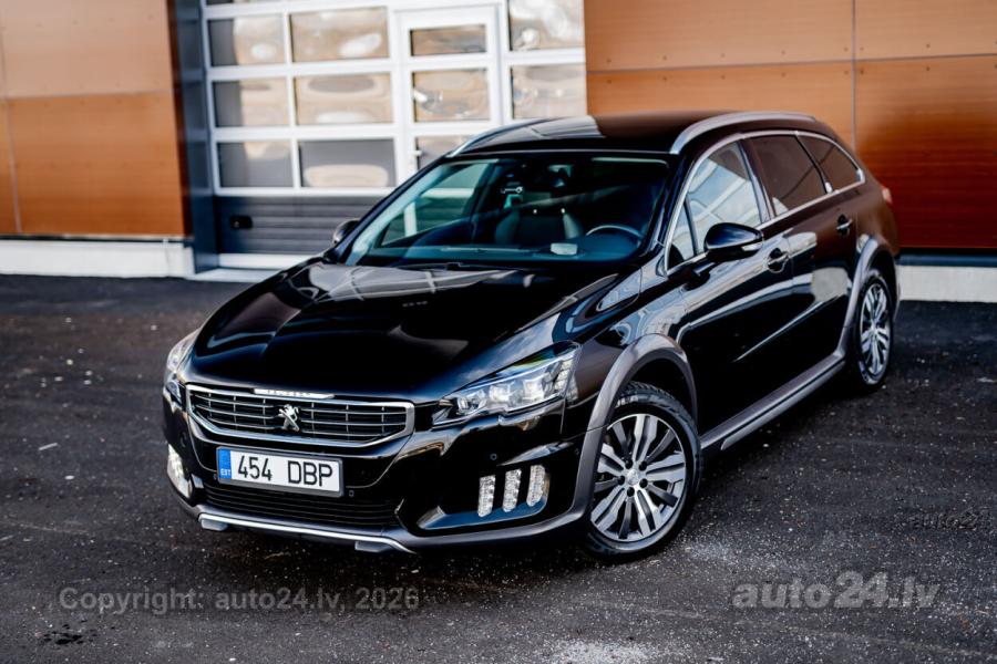 Black Peugeot 508 2016 in Parnu, with an engine capacity of 2.00 L and mileage of 258 thousand km for 10300 €, photo 7 on AUTOMOTO.COM.LV