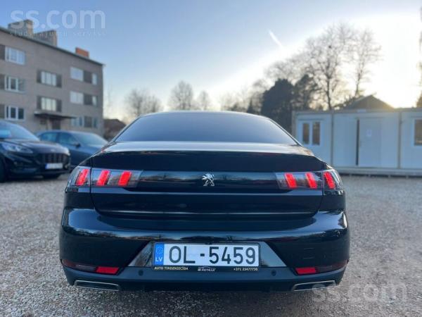Black Peugeot 508 2019 in Kuldiga, with an engine capacity of 1.50 L and mileage of 284 thousand km for 9790 €, photo 8 on AUTOMOTO.COM.LV